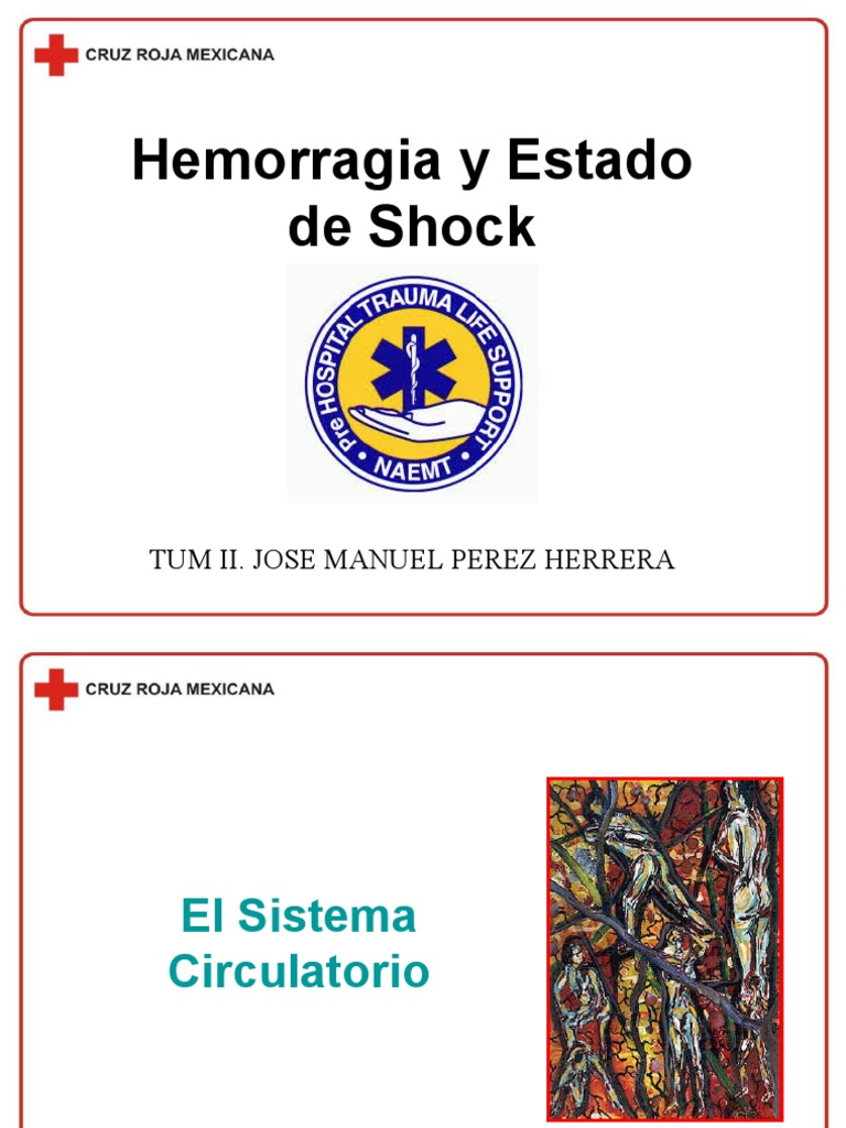 Hemorragia y Shock: Manejo de Emergencias | PDF | Choque (circulatorio ...