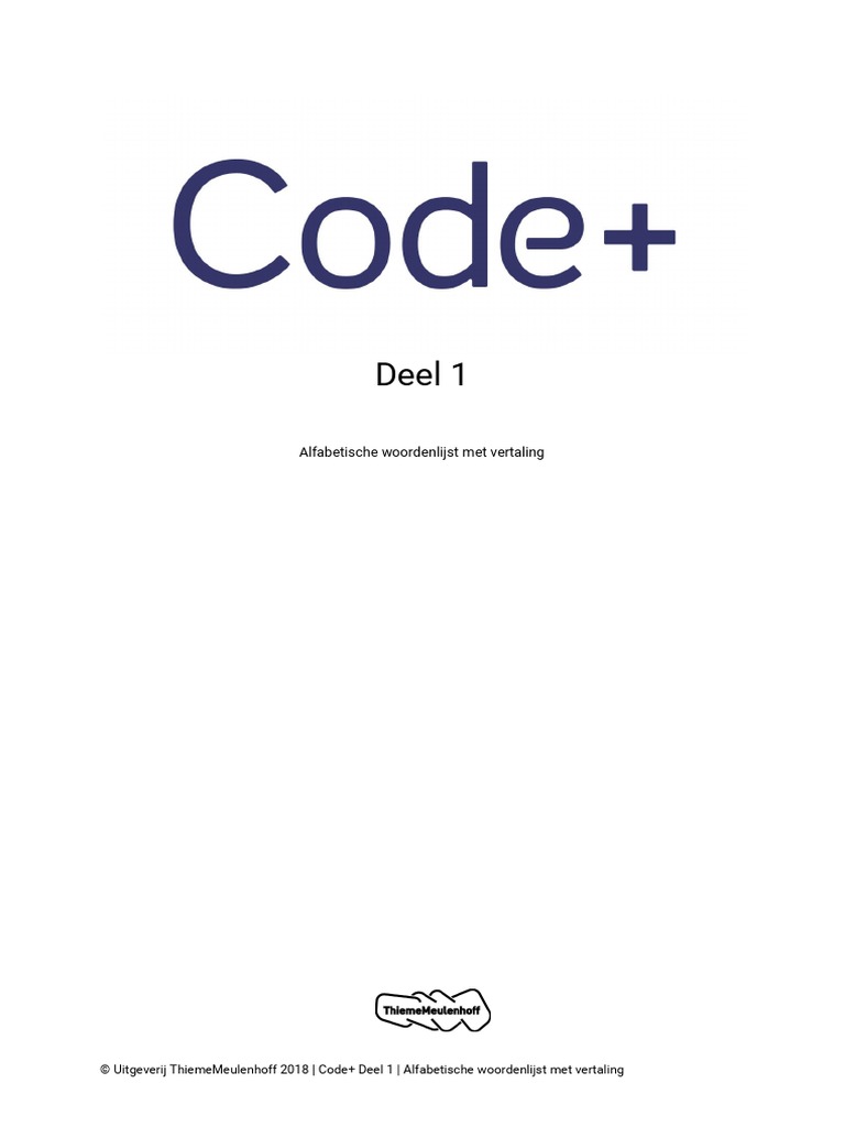 Code1 Woordenlijst Met Vertaling Nov2019 | PDF