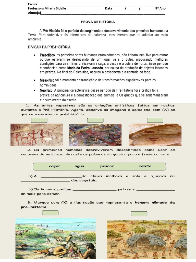 Prova de Historia | PDF