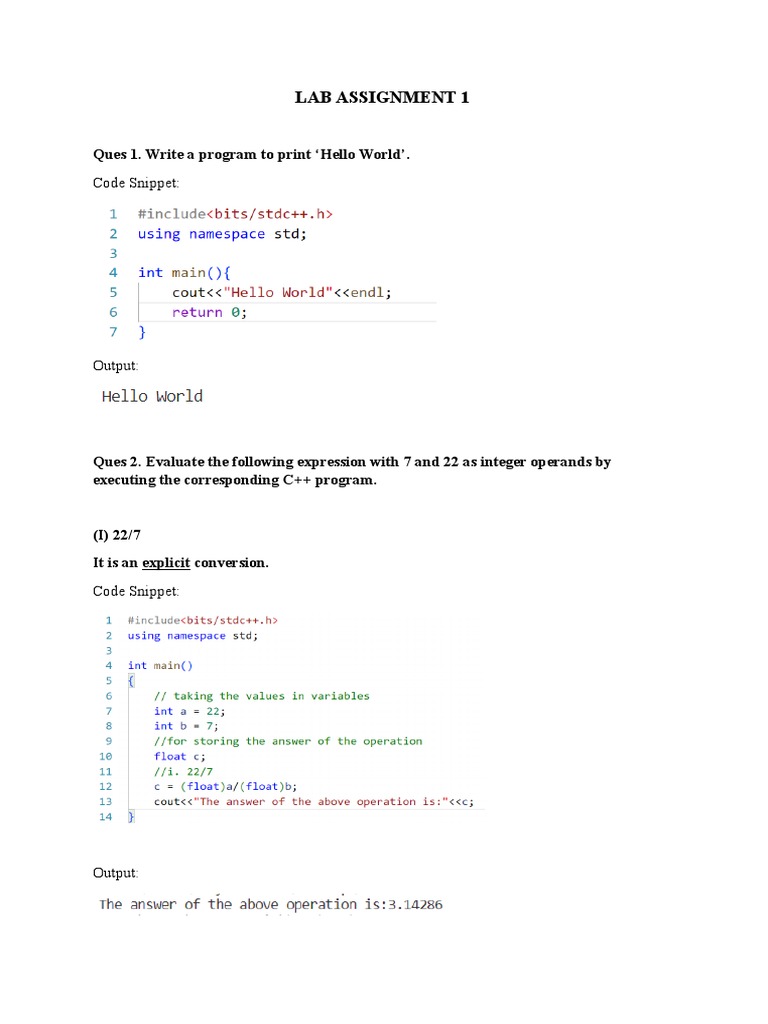 Ex 1 - Merged - Removed | PDF | Method (Computer Programming) | Programming