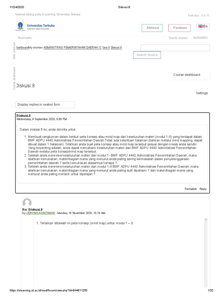 Diskusi.8 Haris | PDF