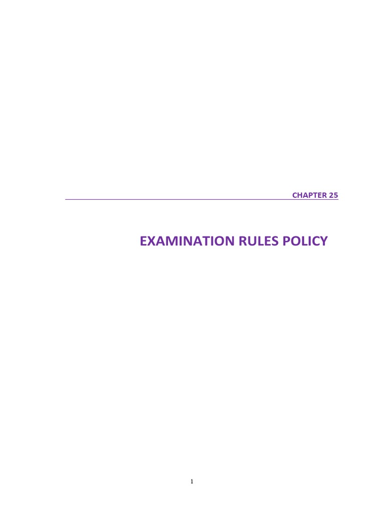 Examination Rules for Invigilators | PDF | Identity Document | Special Education