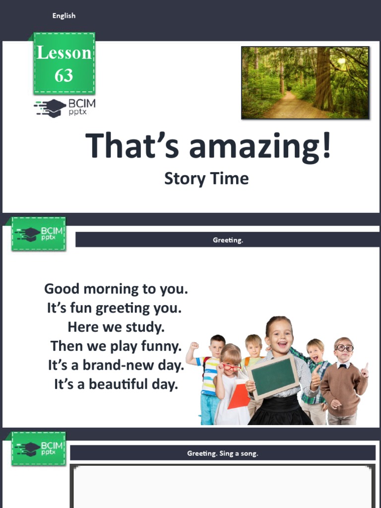 Lesson 63: That's Amazing! | PDF