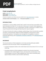 Anaphylaxis - Emergency Treatment - UpToDate | PDF | Intravenous ...