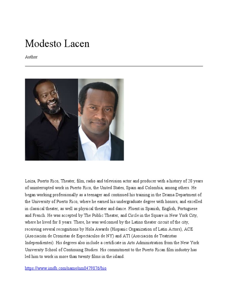 Modesto Lacen | PDF