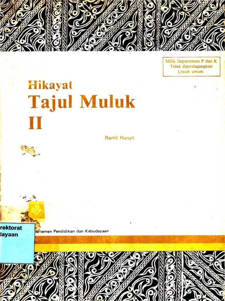 Tajul Muluk: Ikayat | PDF | Seni