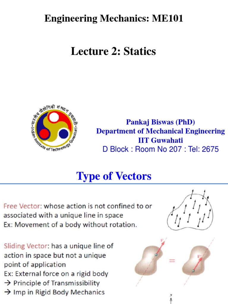 Lecture 2 Pdf Euclidean Vector Force