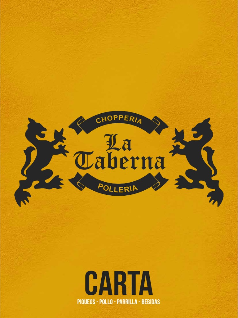 2022 Carta La Taberna | PDF | Parilla | Cocina latinoamericana