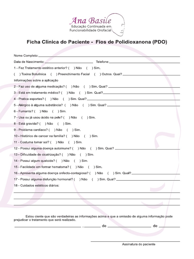 Ficha Fios PDO | PDF