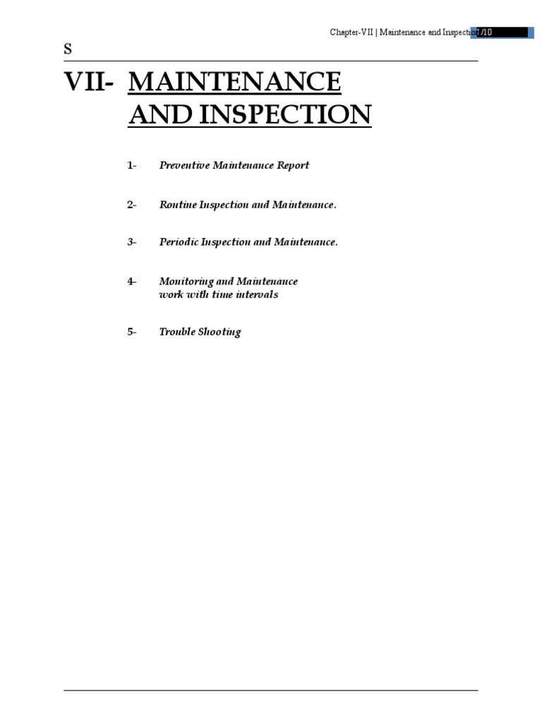 8-Maintenance and Inspection | PDF | Transformer | Relay