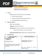 Pandama Detailed Lesson Plan | PDF