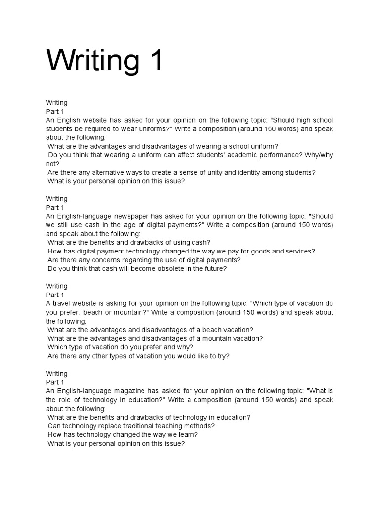 ECL B2 Writing Tasks, 1 and 2 | PDF