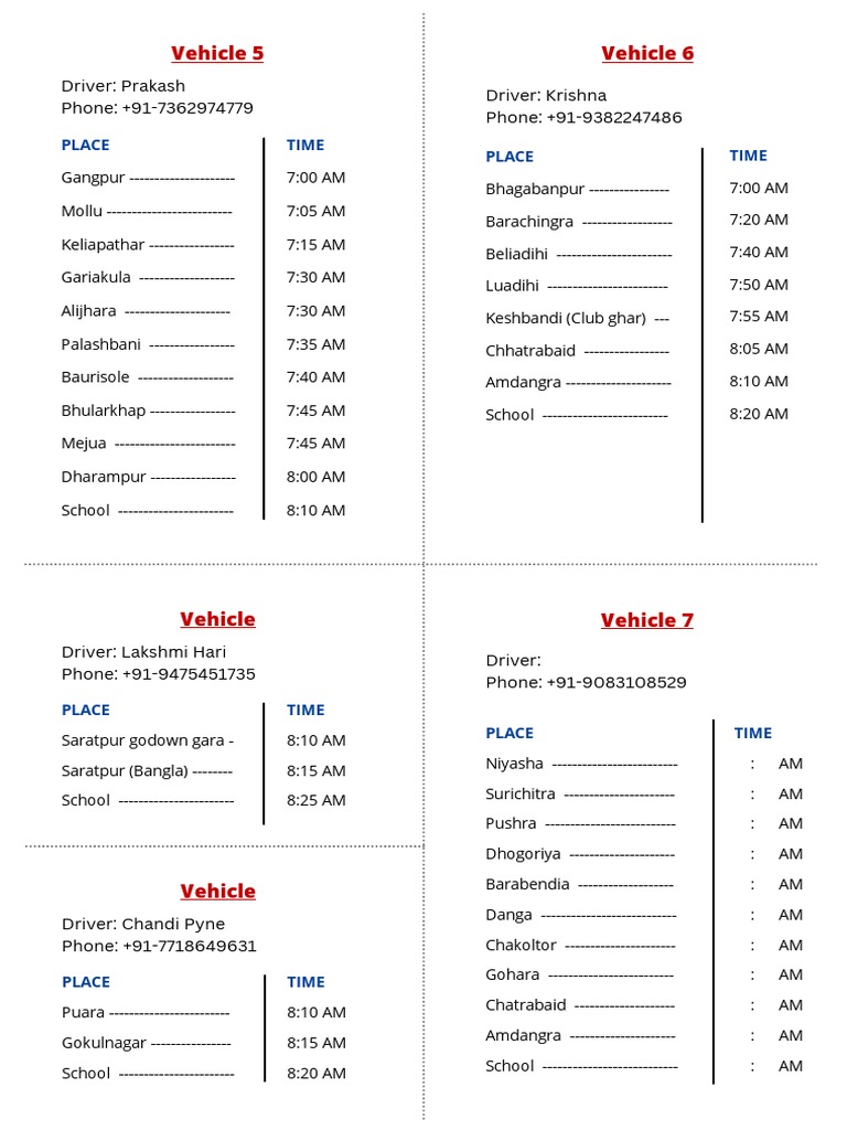 Vehicle 5-7 | PDF