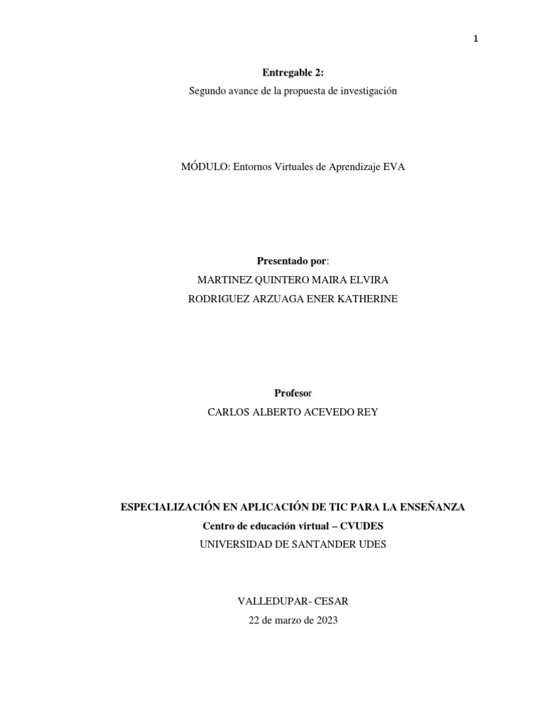 Entregable 2 | PDF | Aprendizaje | Enseñando