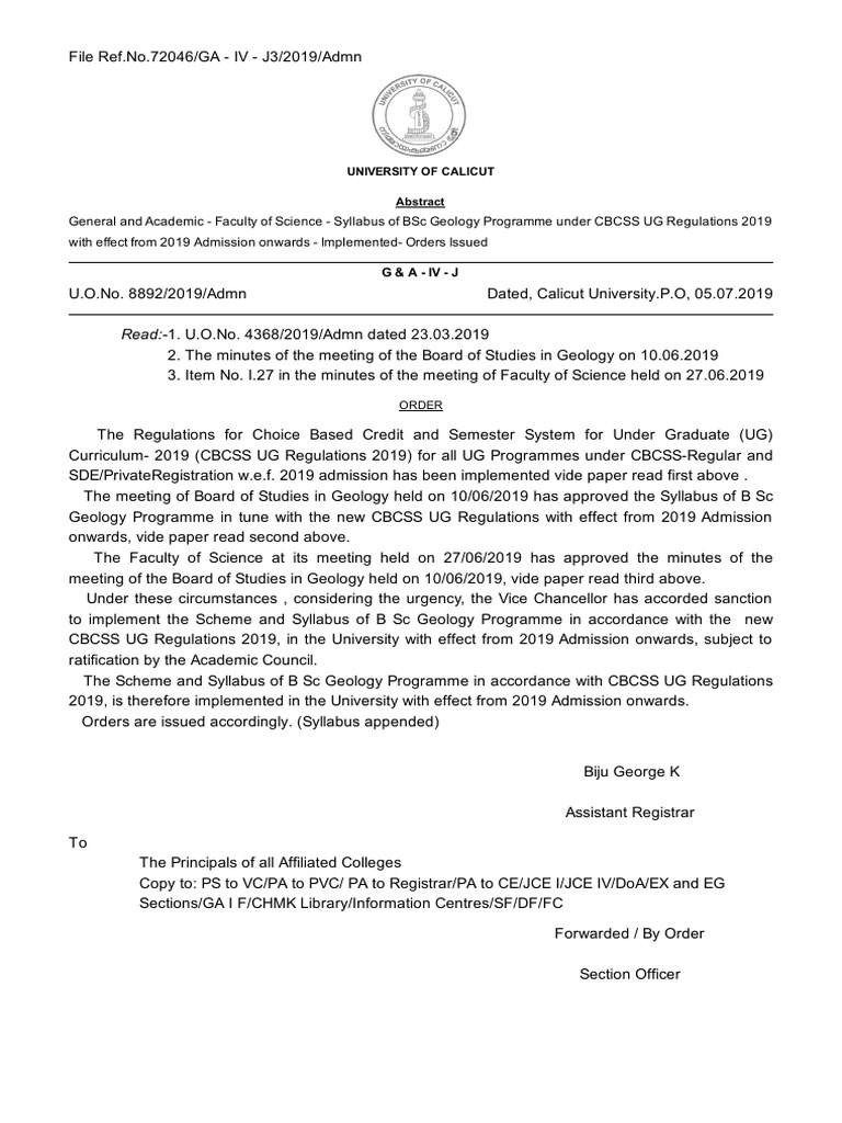 BSC Geology | PDF | Minerals | Plate Tectonics