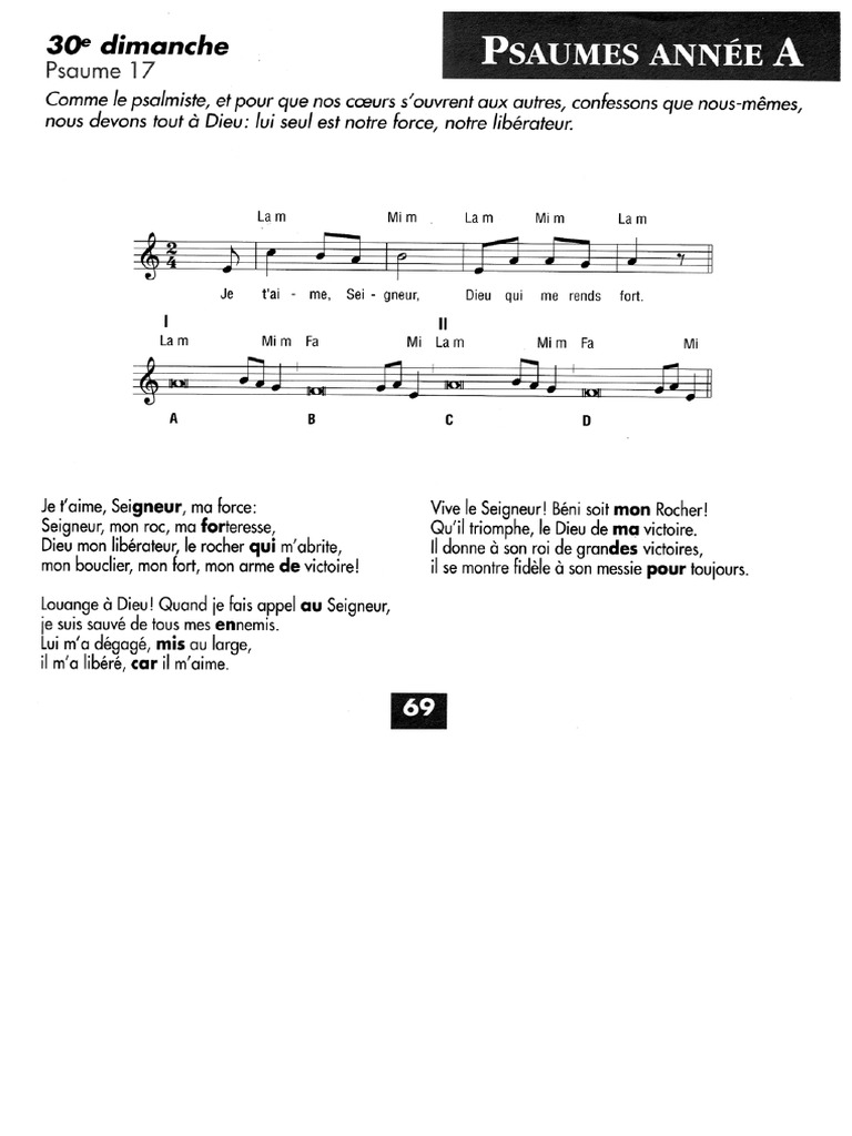 Psaume 17 | PDF