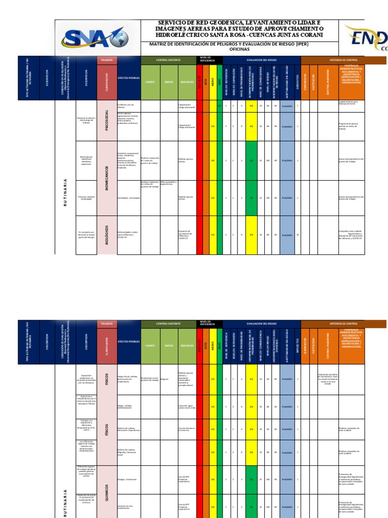 MATRICES IPER SNA - Final | PDF