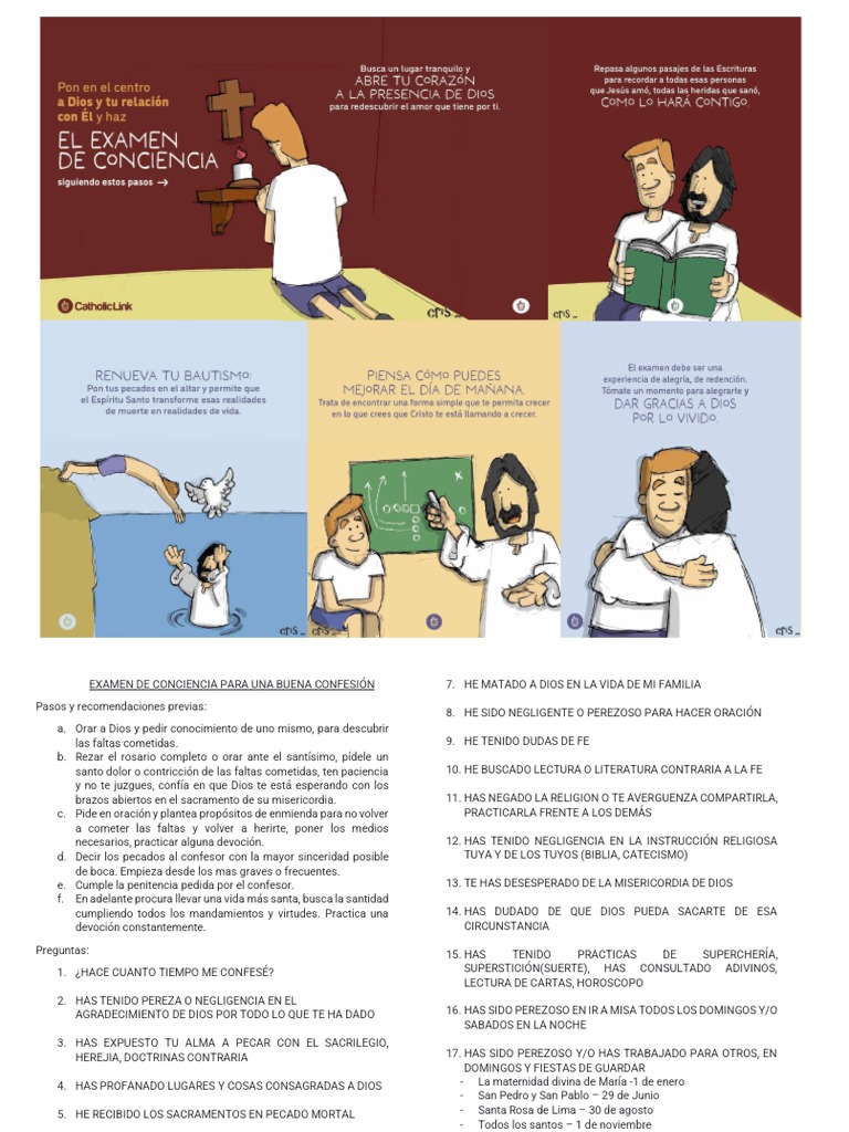 Examen de Conciencia | PDF | Oración | eucaristía
