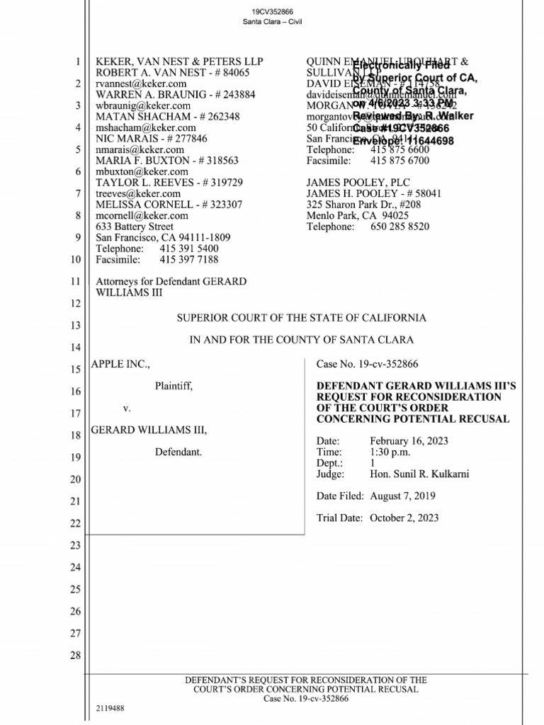 Williams Brief Against Judge Recusal | Download Free PDF | Judicial ... Williams Brief Against Judge Recusal | Download Free PDF | Judicial ...