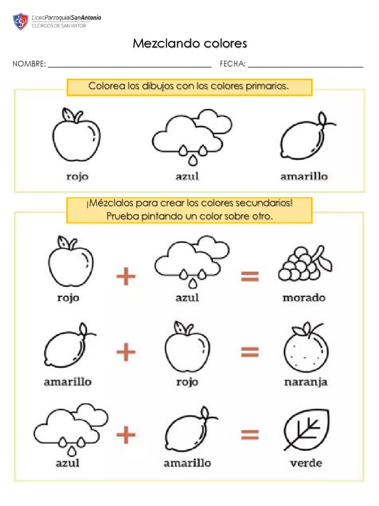 Guía Colores Secundarios | PDF