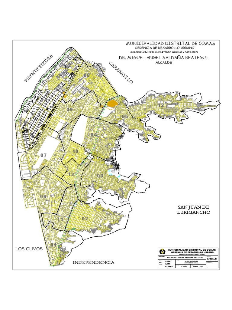 PLANO COMAS-Model | PDF