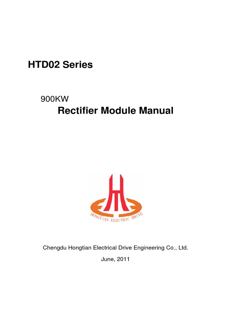 HTD02 Series Rectifier Module Manual | Download Free PDF | Rectifier | Power Inverter