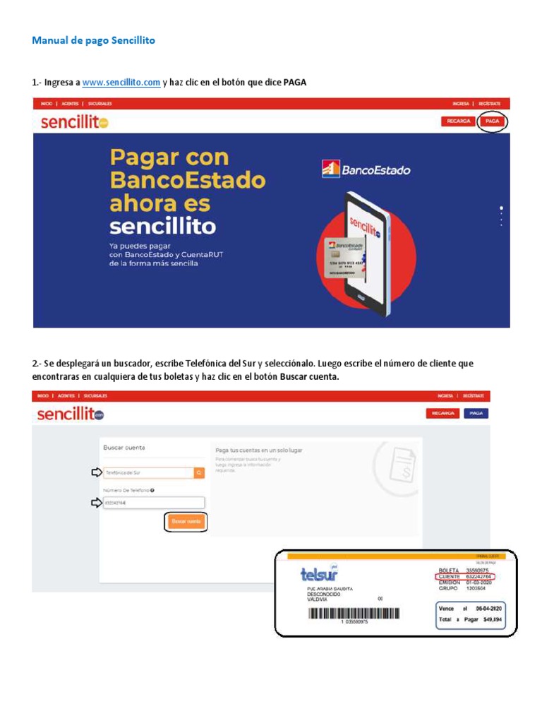 Manual Pago Sencillito | PDF | Finanzas y administración del dinero ...
