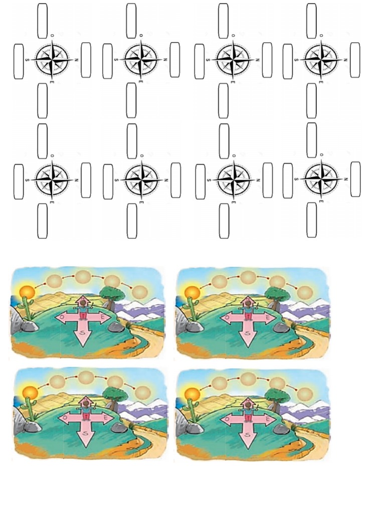 Dibujo - Rosa de Los Vientos | PDF