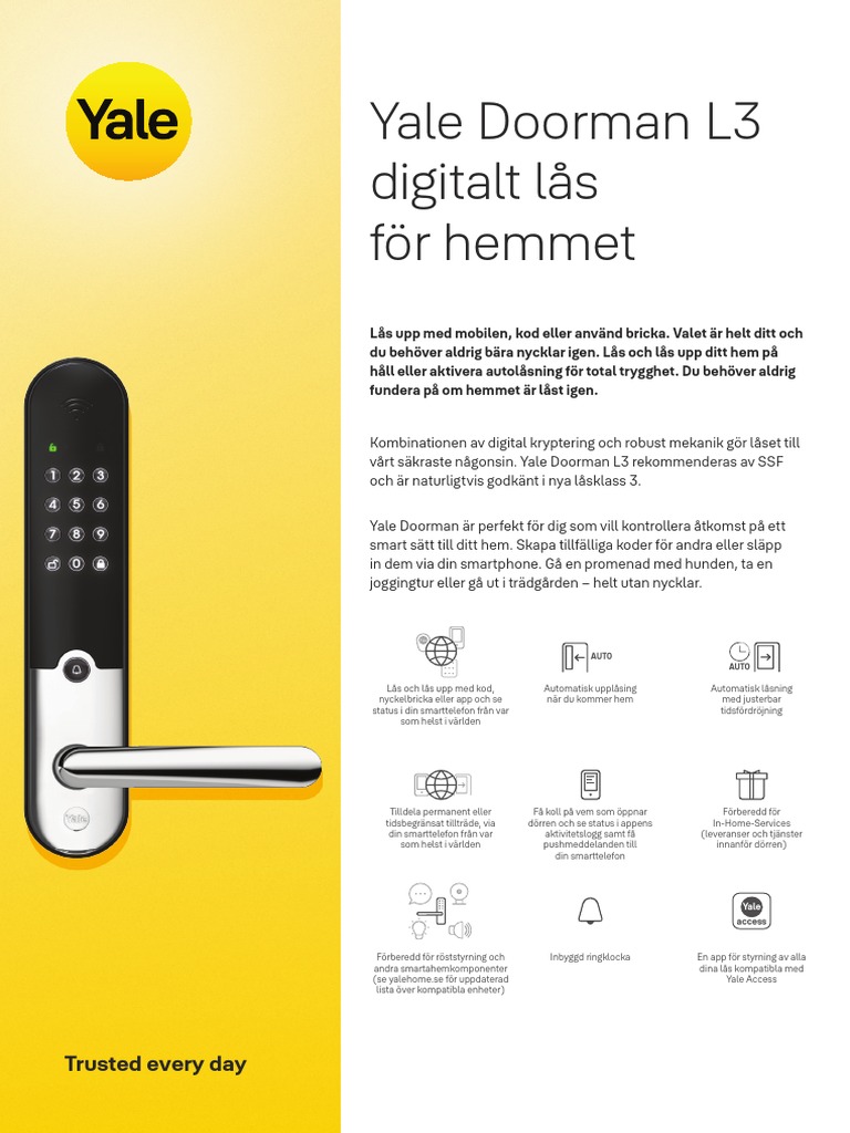 M4420.2104 - Produktblad Yale Doorman L3 | PDF