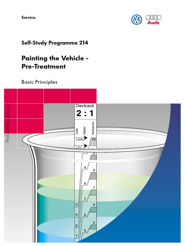 Painting The Vehicle - Pre-Treatment: Self-Study Programme 214 | PDF ...