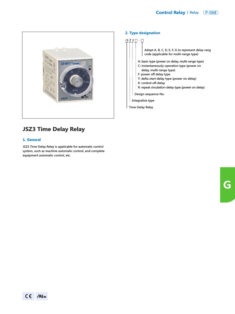 JSZ3 Time Delay Relay | PDF | Relay | Electromagnetism