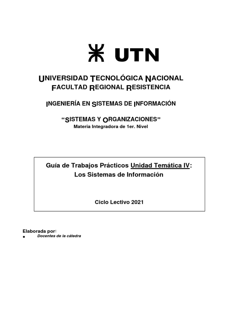 Guia TP UNIDAD 4 Ciclo2021 | PDF