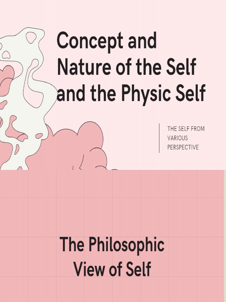 1 Concept and Nature of Self and Physical Self - UTS | PDF | Philosophy ...