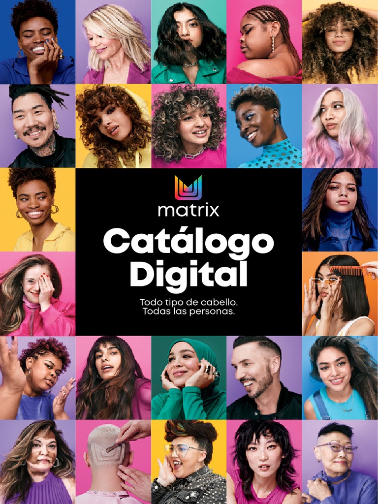 Catálogo Digital de Productos Matrix | PDF | Pelo | Color