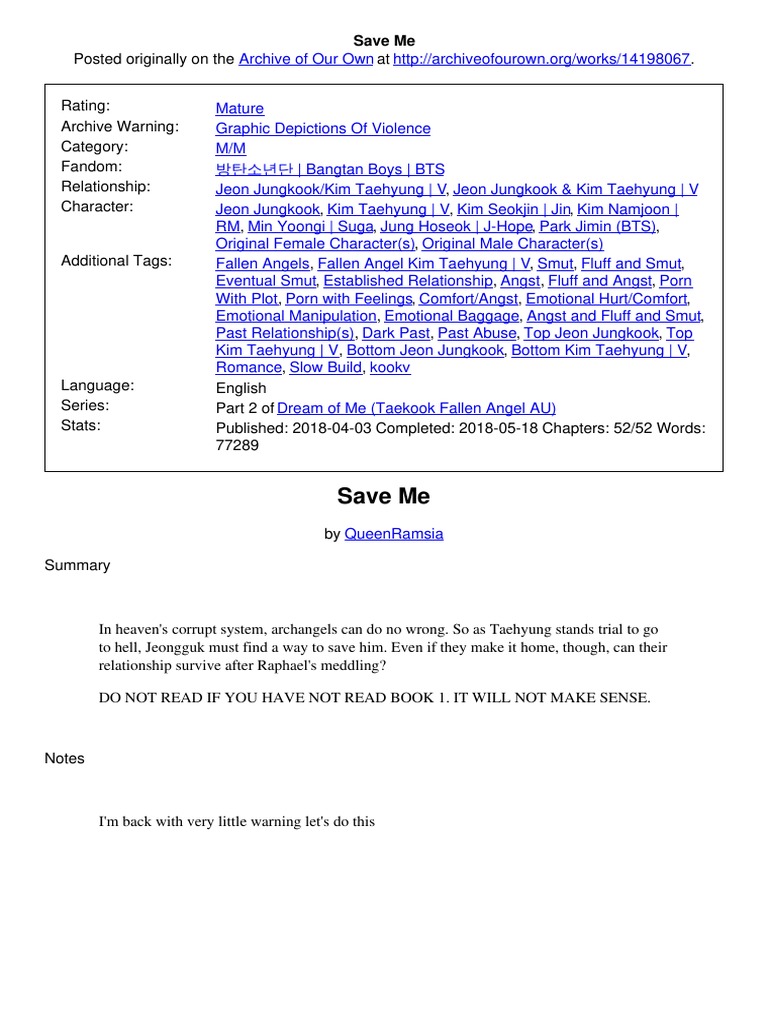 Save Me | PDF | Archangel