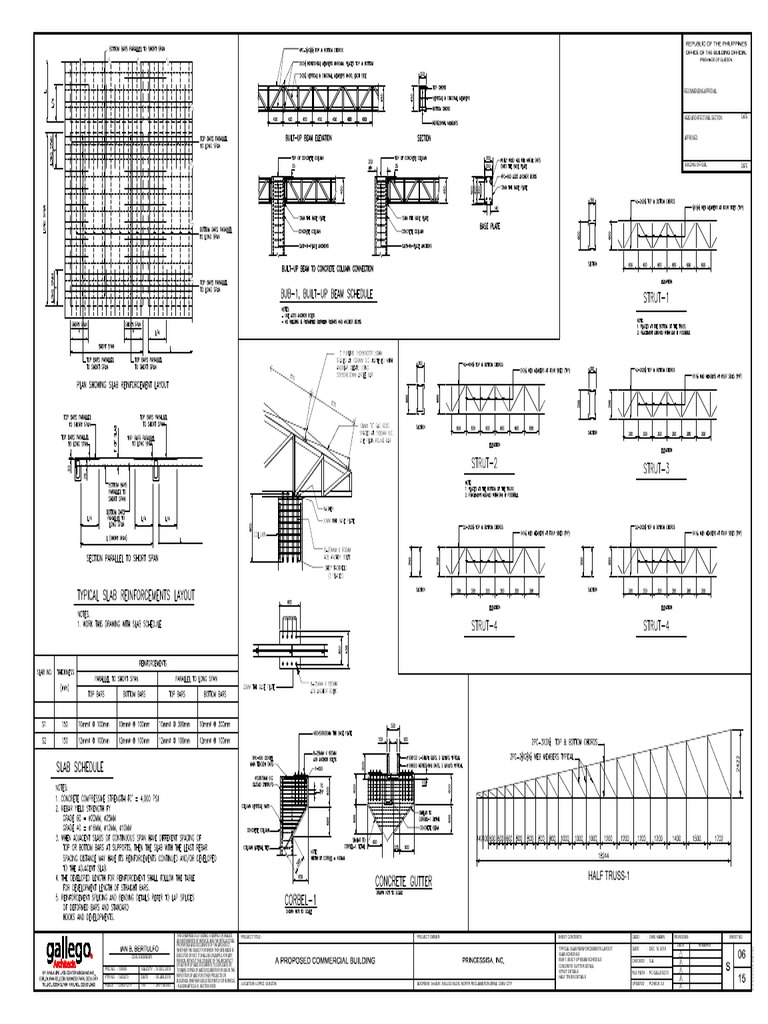Half Truss Details and Specifications | PDF