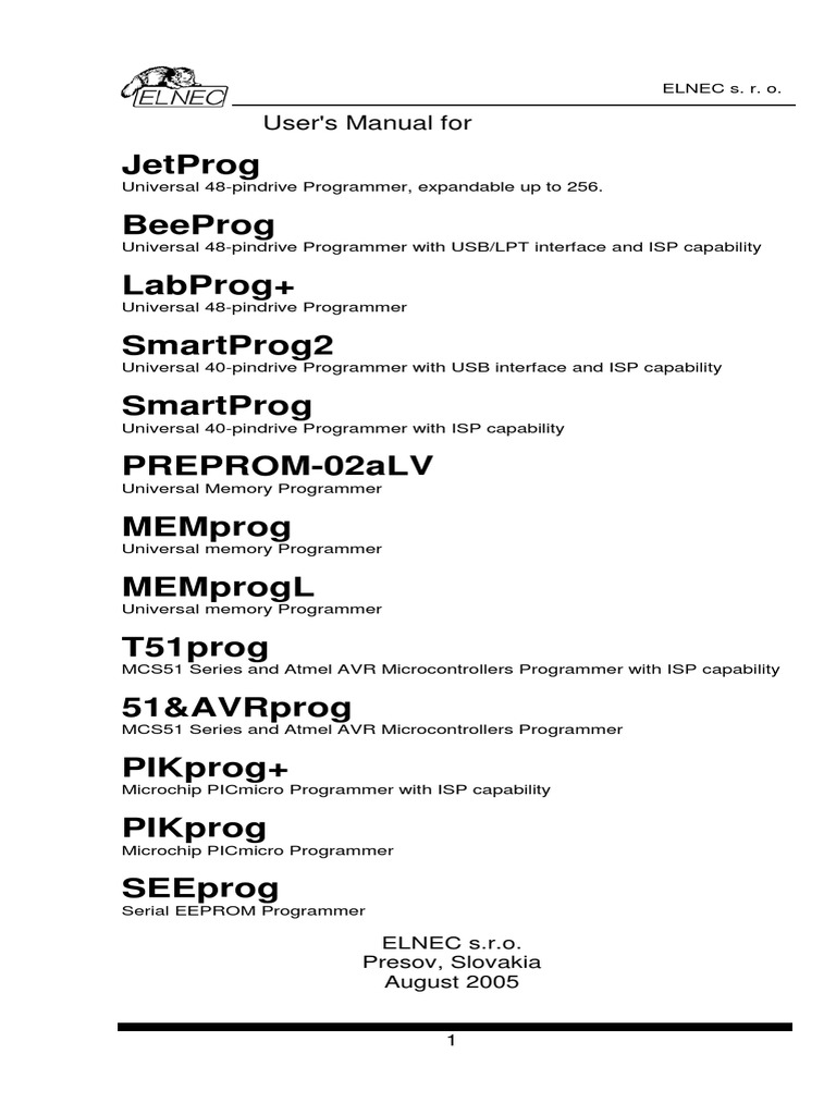 Jetprog Beeprog Labprog+ Smartprog2 Smartprog Preprom-02Alv Memprog Memprogl T51Prog 51&avrprog ...