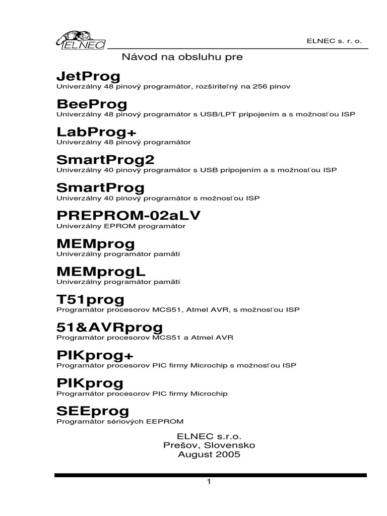 Jetprog Beeprog Labprog+ Smartprog2 Smartprog Preprom-02Alv Memprog Memprogl T51Prog 51&avrprog ...