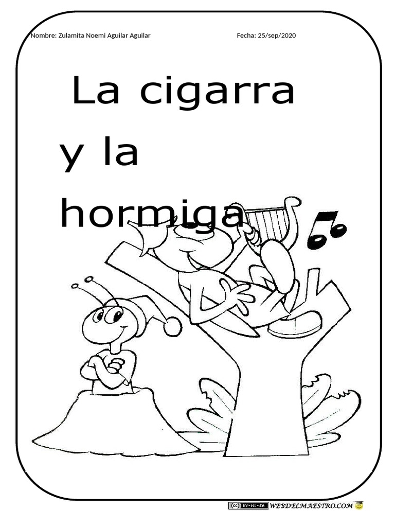 La Hormiga y La Cigarra | PDF | Hormiga