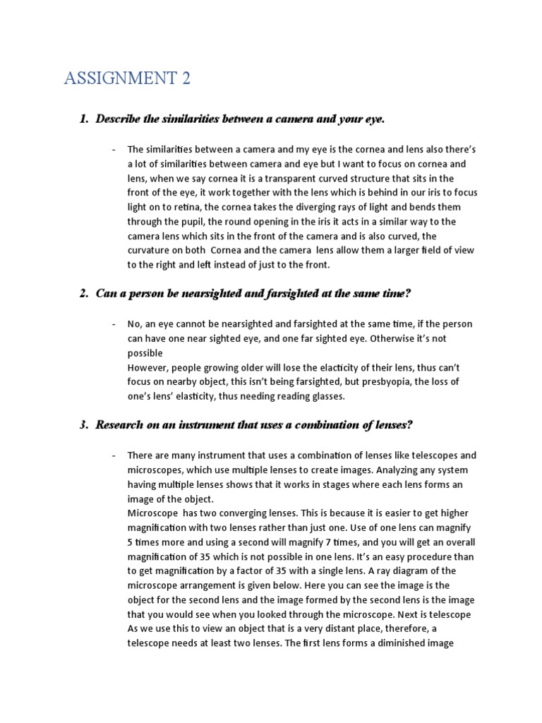 Science Assignment 2 | PDF | Physical Sciences | Natural Philosophy