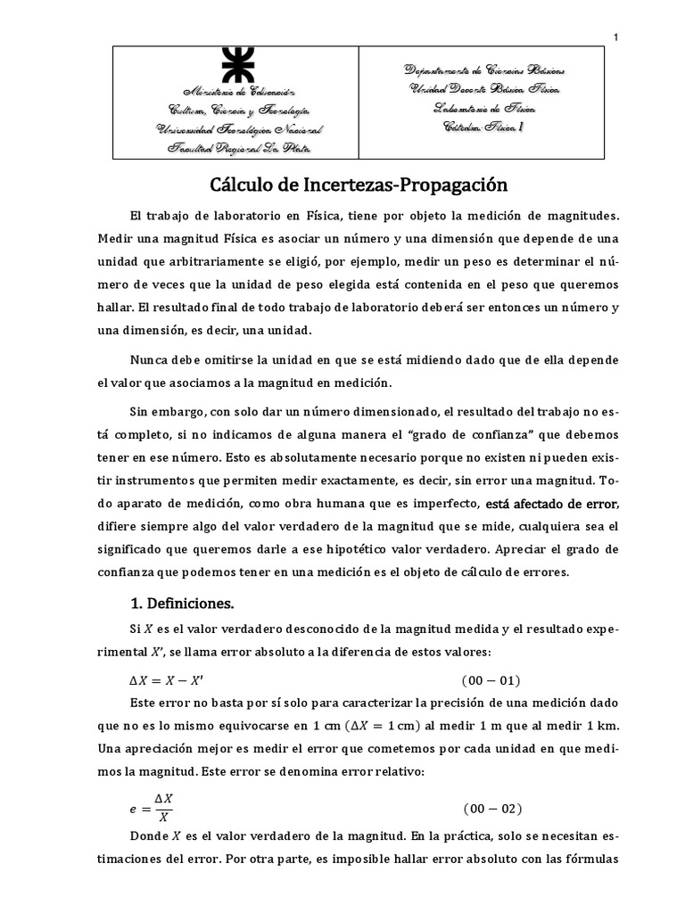 lab0 | PDF | Medición | Balanza