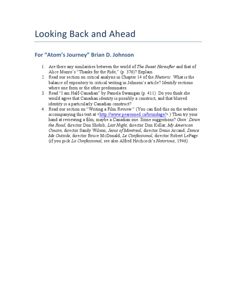 Exploring Canadian Identity in Literature | PDF | General Fiction