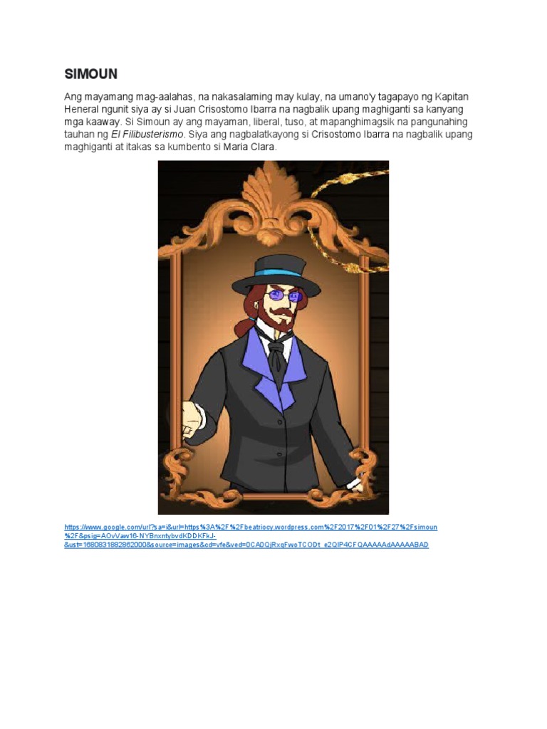 Simoun, Basilio, Teodora | PDF