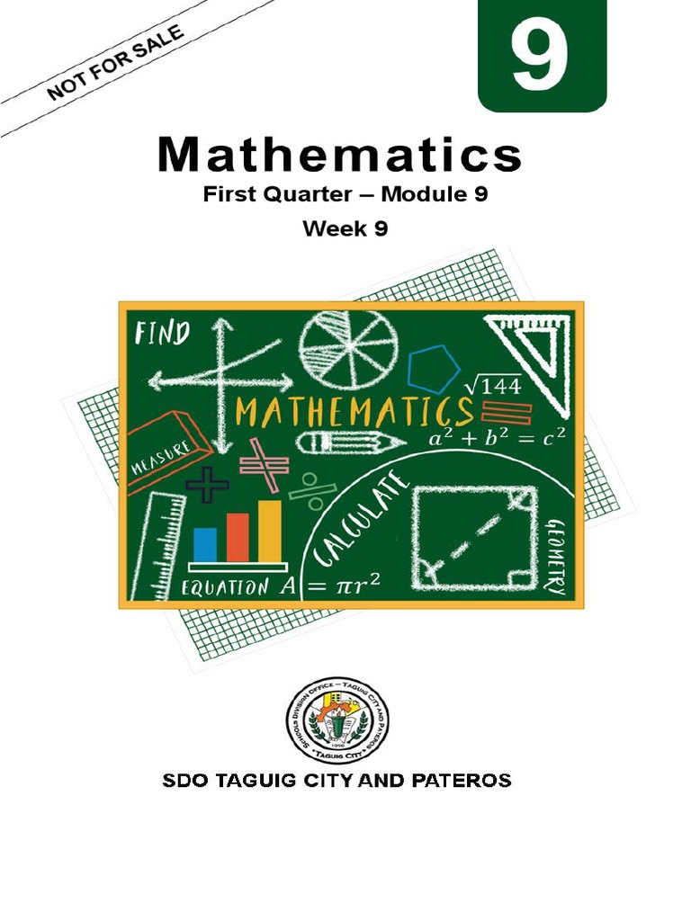 MATH9 Q1 M9 W9 Revised Final | Download Free PDF | Quadratic Equation ...