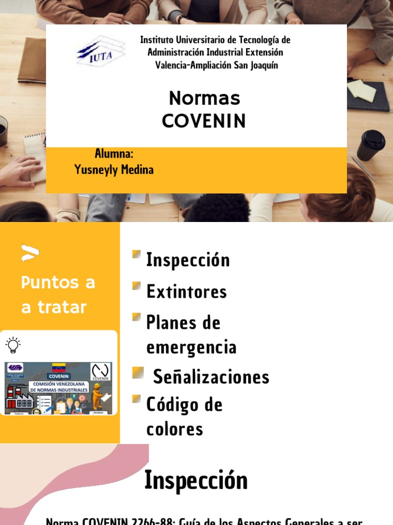 Diapositiva 20 COVENIN | PDF