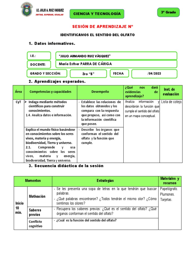 Aprendizaje del Sentido del Olfato | PDF | Sistema límbico | Neurociencia