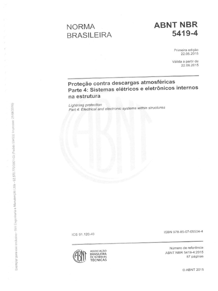 Abnt 5419-4 | PDF