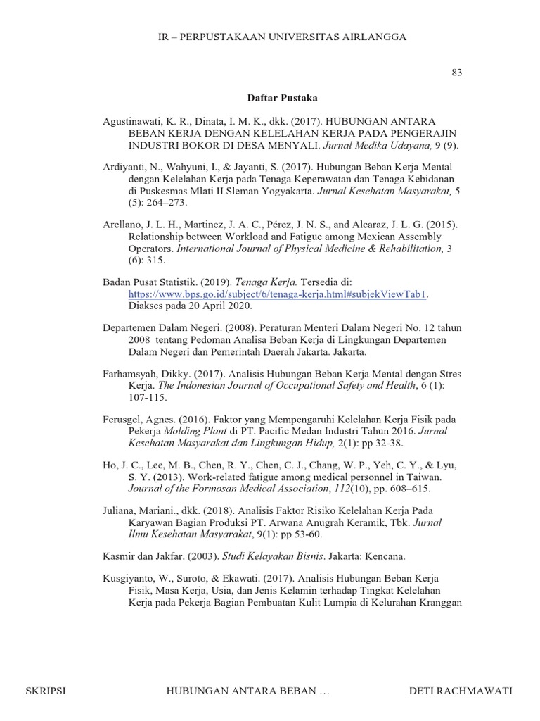 Daftar Pustaka | PDF