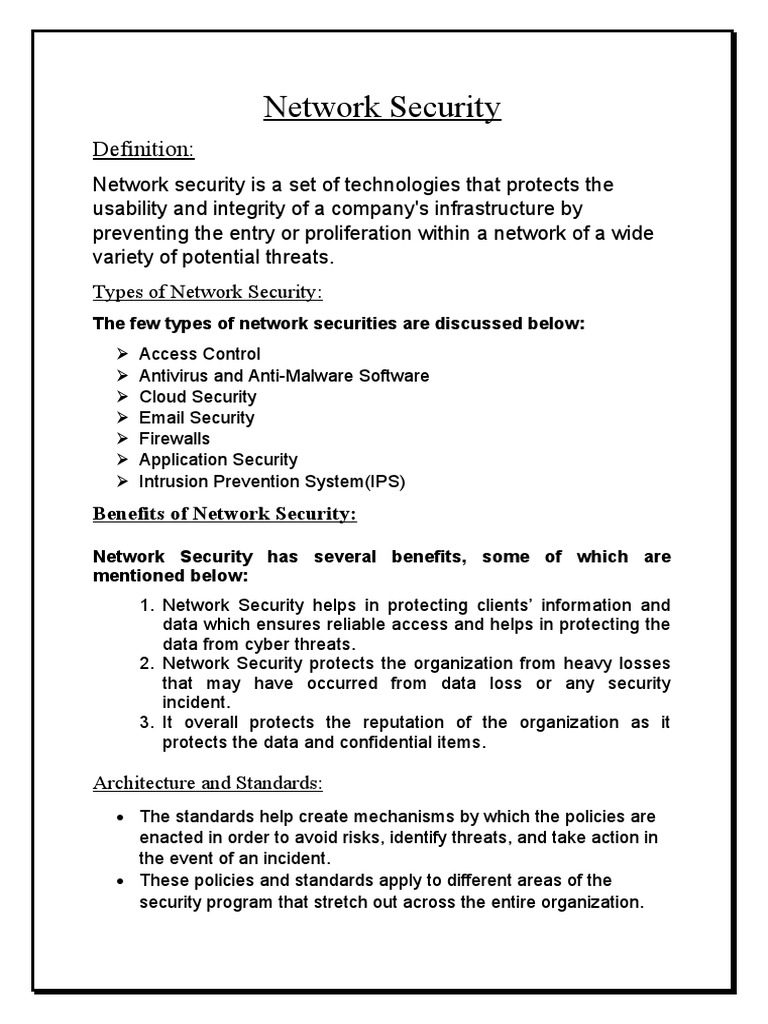 Network Security | PDF | Information Security | Wi Fi