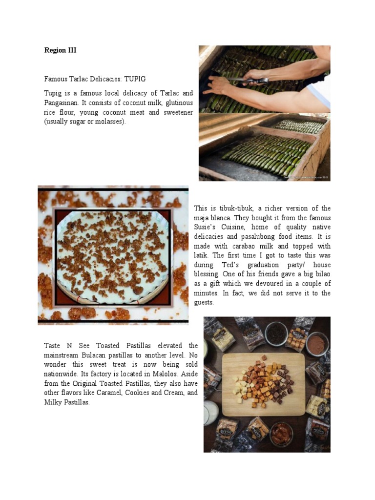 Region III and Region V | PDF | Foods | Cuisine